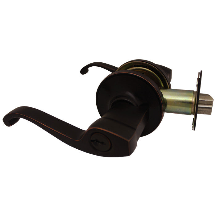 Cosmas 50 Series Oil Rubbed Bronze Entry Door Lever - Cosmas-Hardware.com